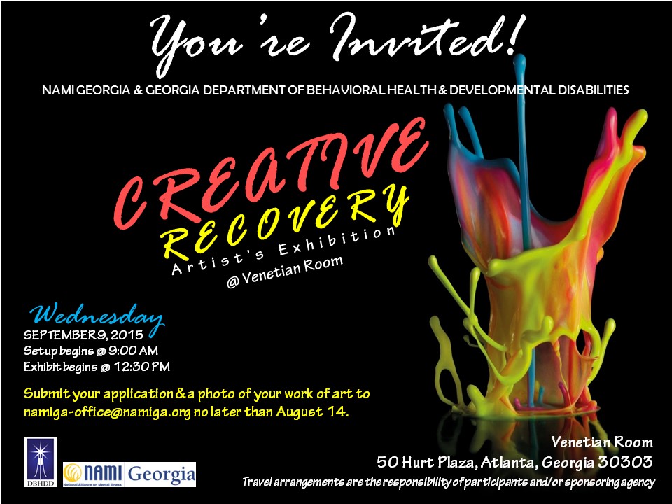 Creative Recovery Art Exhibition | Georgia Department of Behavioral ...